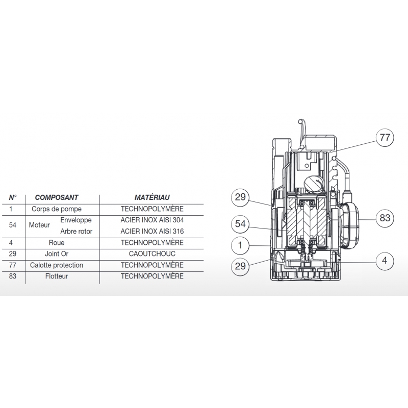 POMPE DAB NOVA UP 600 Flex aut mono